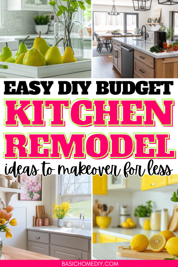 Easy DIY Budget Kitchen Remodel Ideas to Makeover for Less