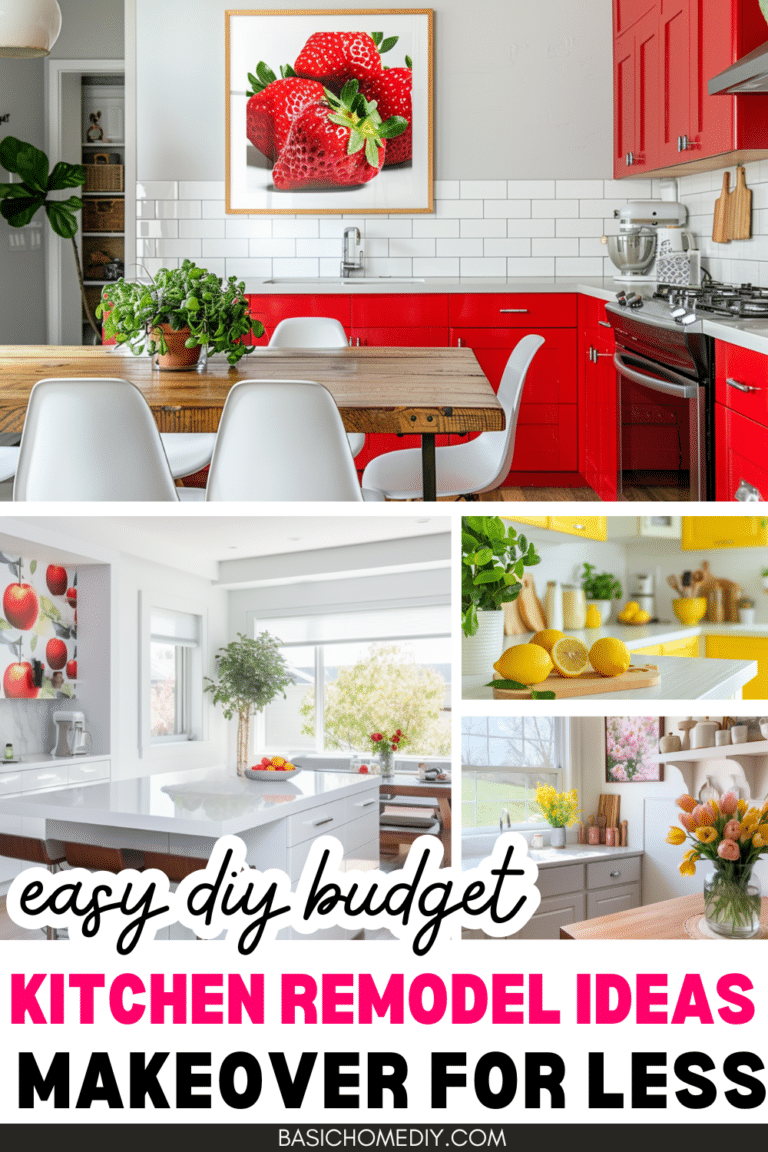 Easy DIY Budget Kitchen Remodel Ideas to Makeover for Less