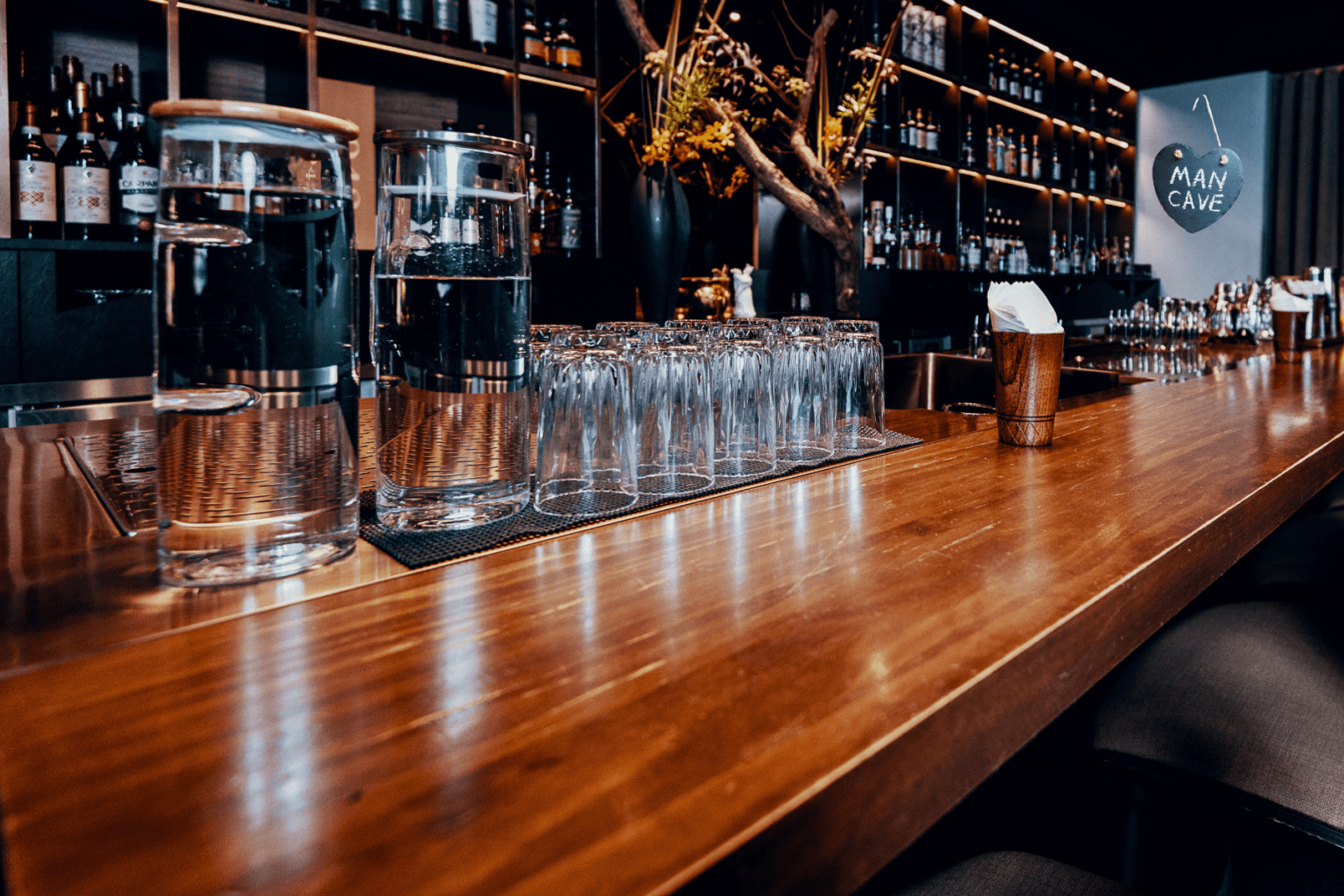 Man Cave Home Bar on a Budget