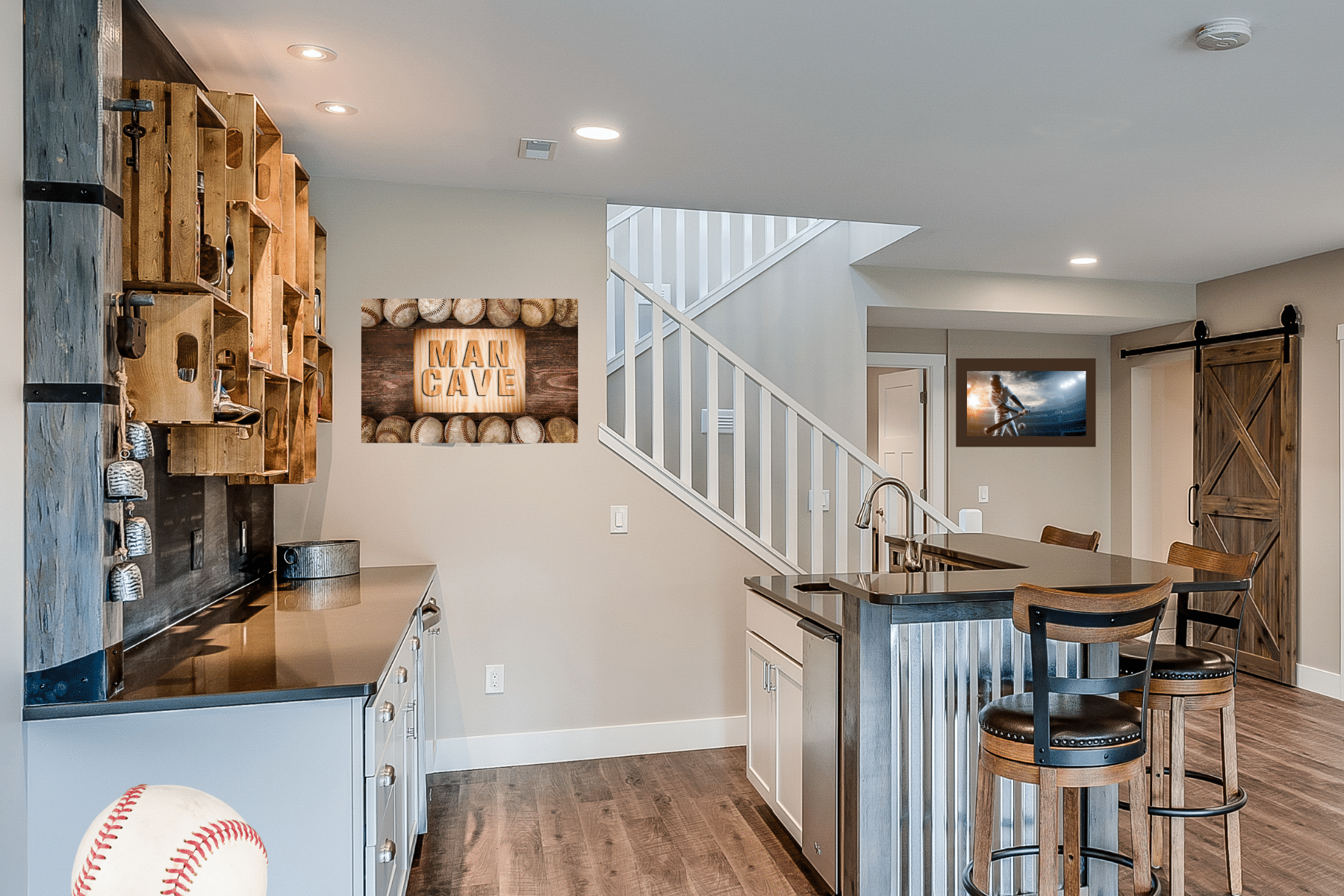 Man Cave Home Bar on a Budget