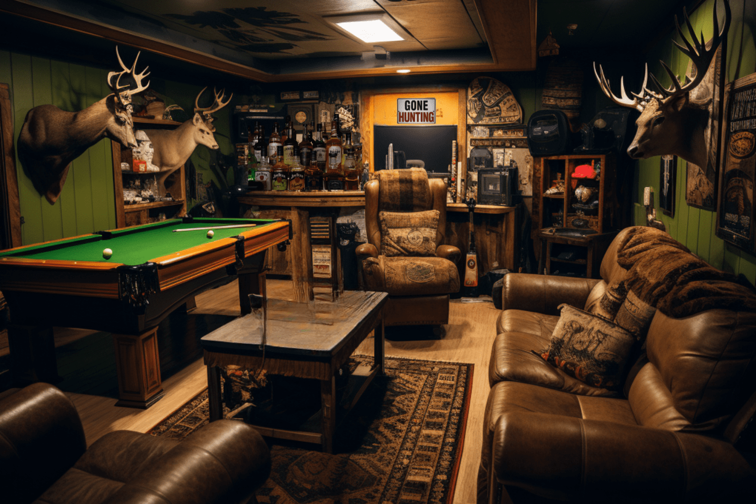 11 Hunting Man Cave Decor Ideas for the Outdoor Enthusiast