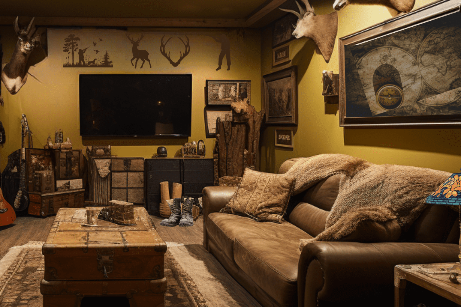 11 Hunting Man Cave Decor Ideas for the Outdoor Enthusiast