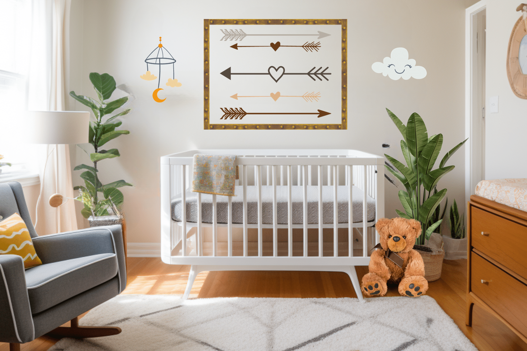9 Adorable Arrow Theme Nursery Decor Ideas for Your Baby Room - Basic ...