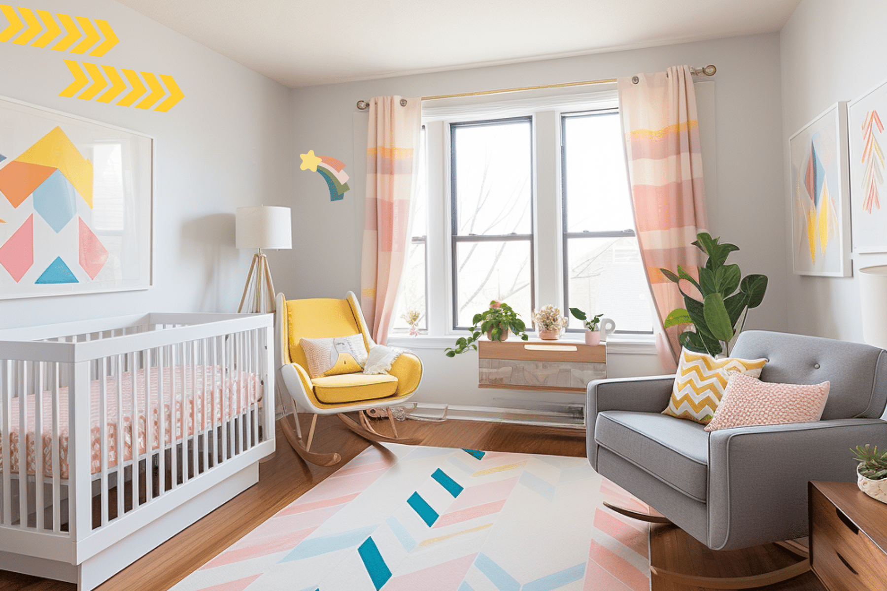 9 Adorable Arrow Theme Nursery Decor Ideas for Your Baby Room - Basic ...