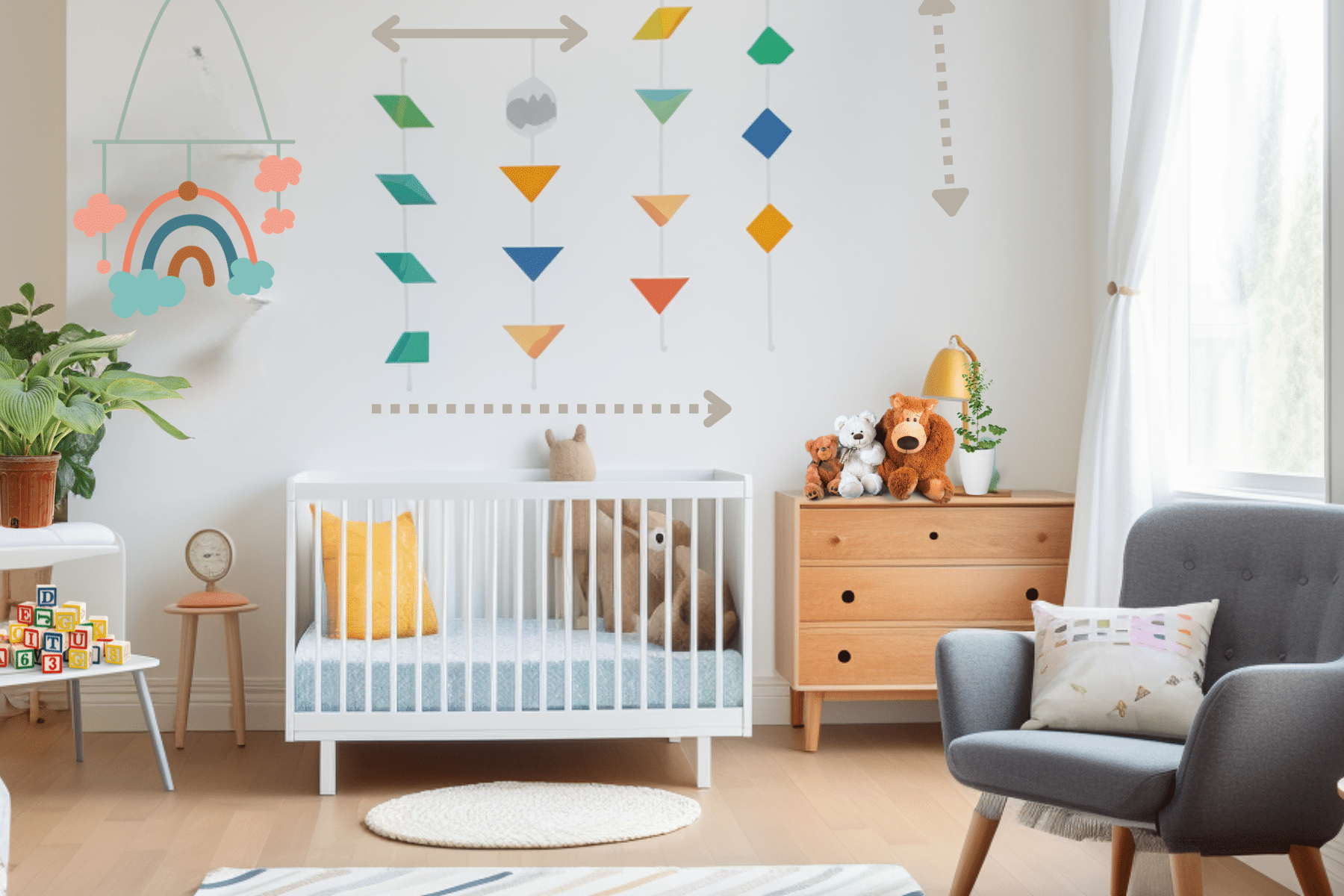 9 Adorable Arrow Theme Nursery Decor Ideas for Your Baby Room - Basic ...
