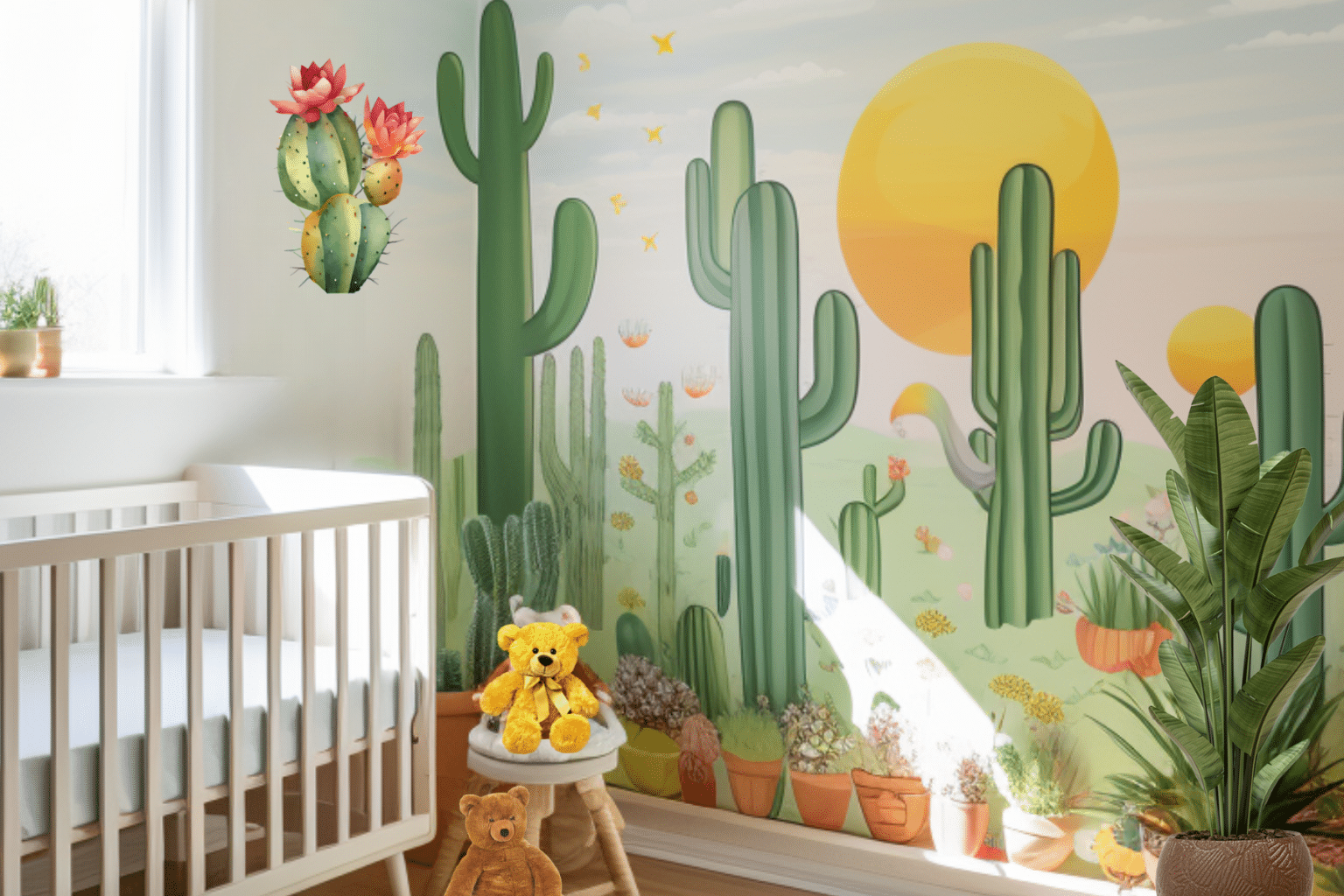 Desert Chic: 10 Cactus Nursery Ideas for a Fun Baby Room - Basic Home DIY