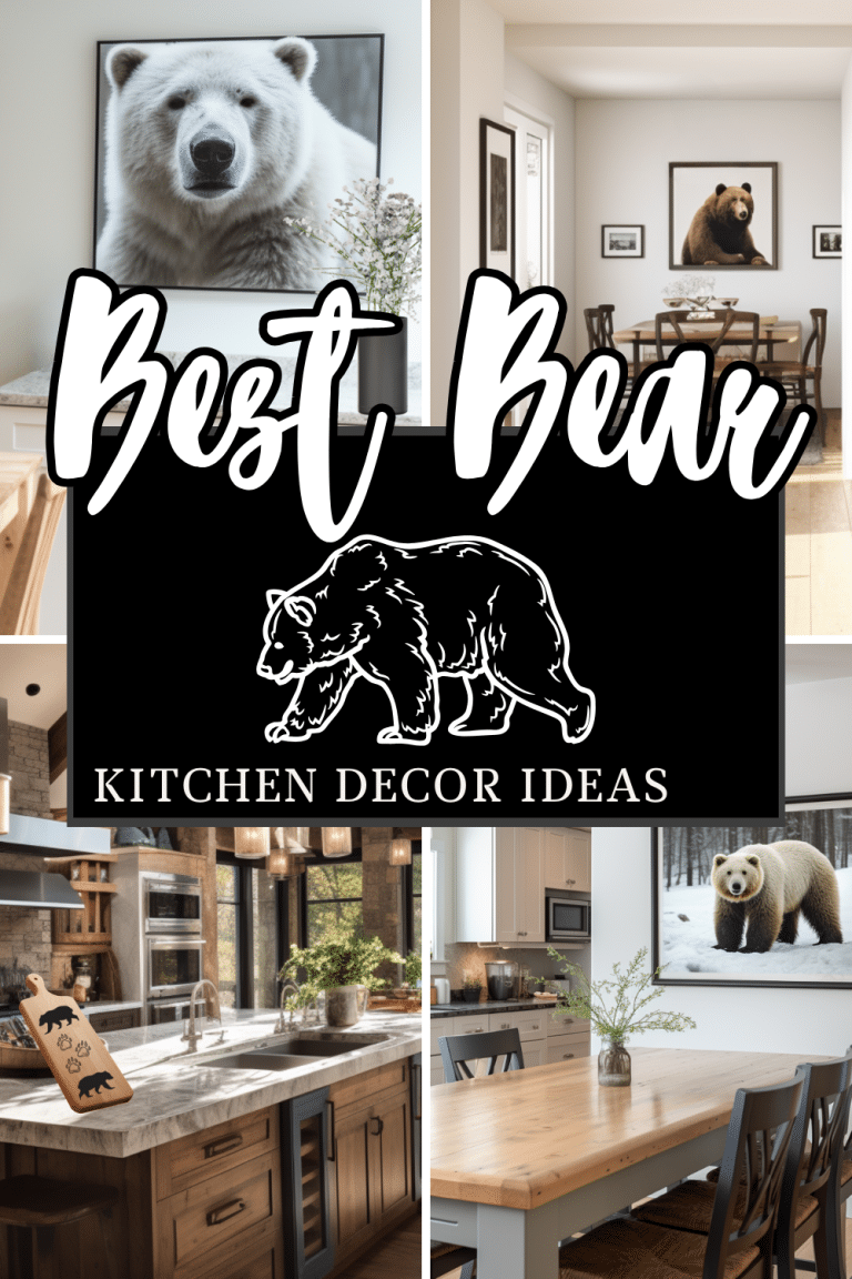 Rustic Cabin Bear Kitchen Decor Ideas for a Warm Home Feel - Basic Home DIY