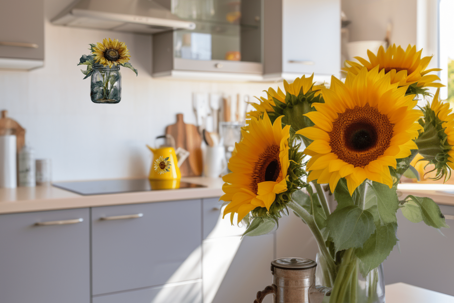 DIY Sunflower Kitchen Decor Ideas You’ll Fall in Love With - Basic Home DIY