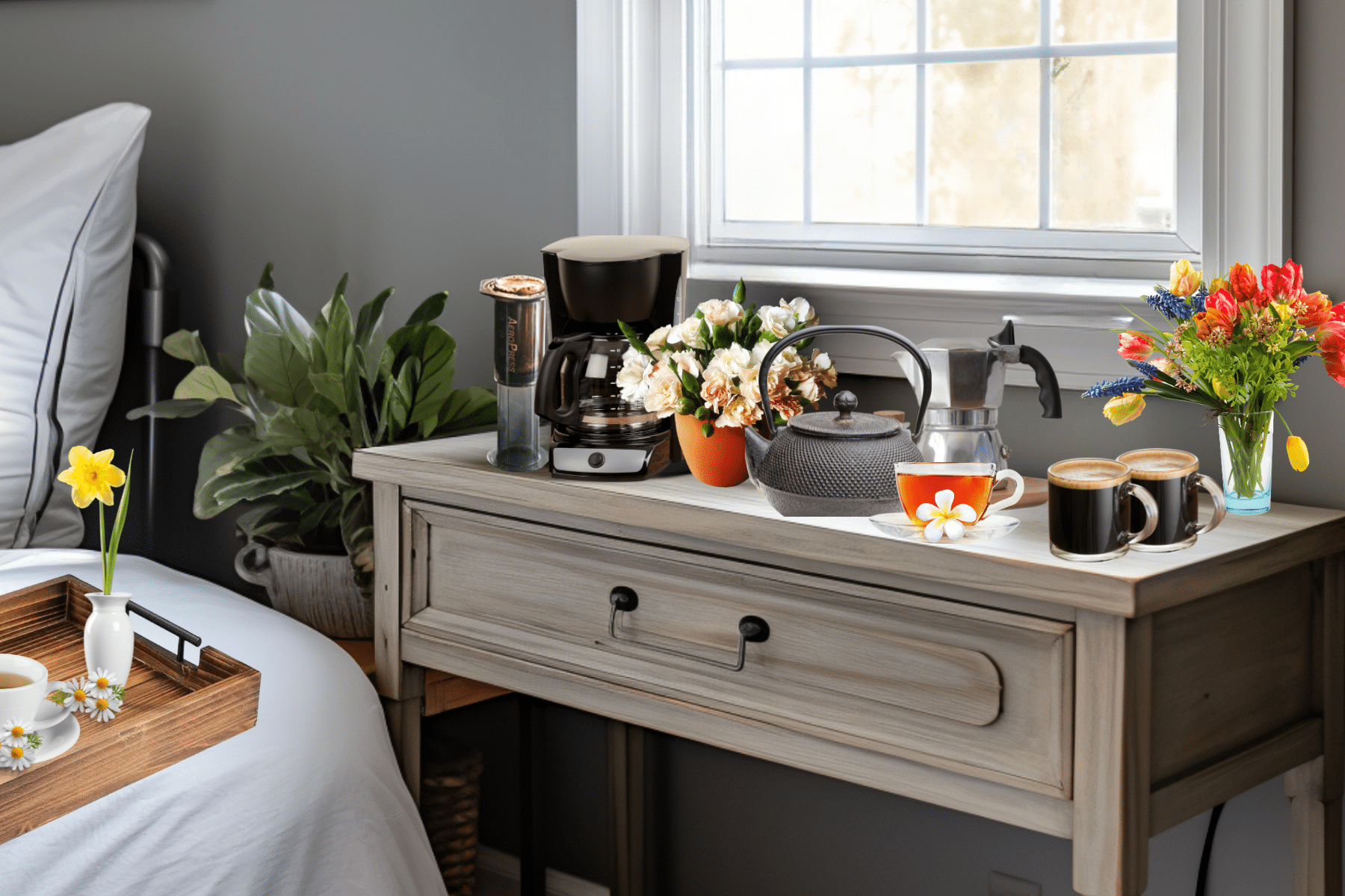 11 Perfect DIY Home Tea Station Ideas for the Bedroom - Basic Home DIY