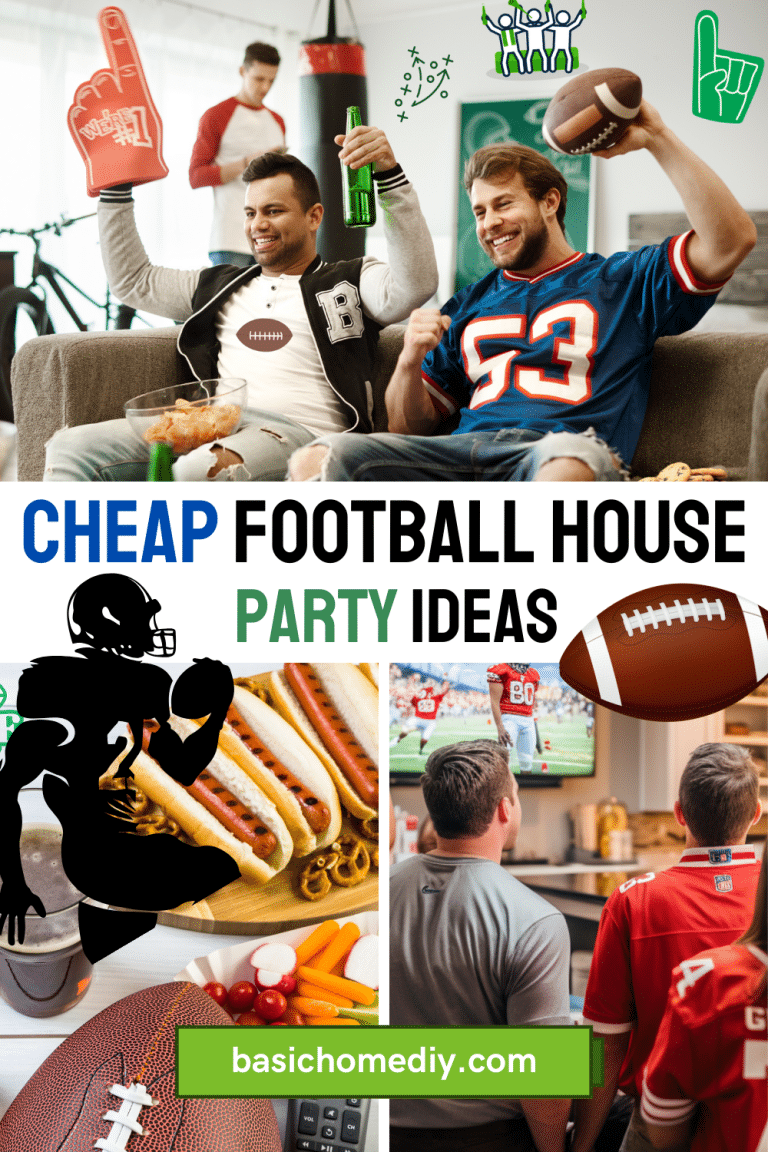 Best DIY Cheap Football House Party Ideas for a Fun Game Day
