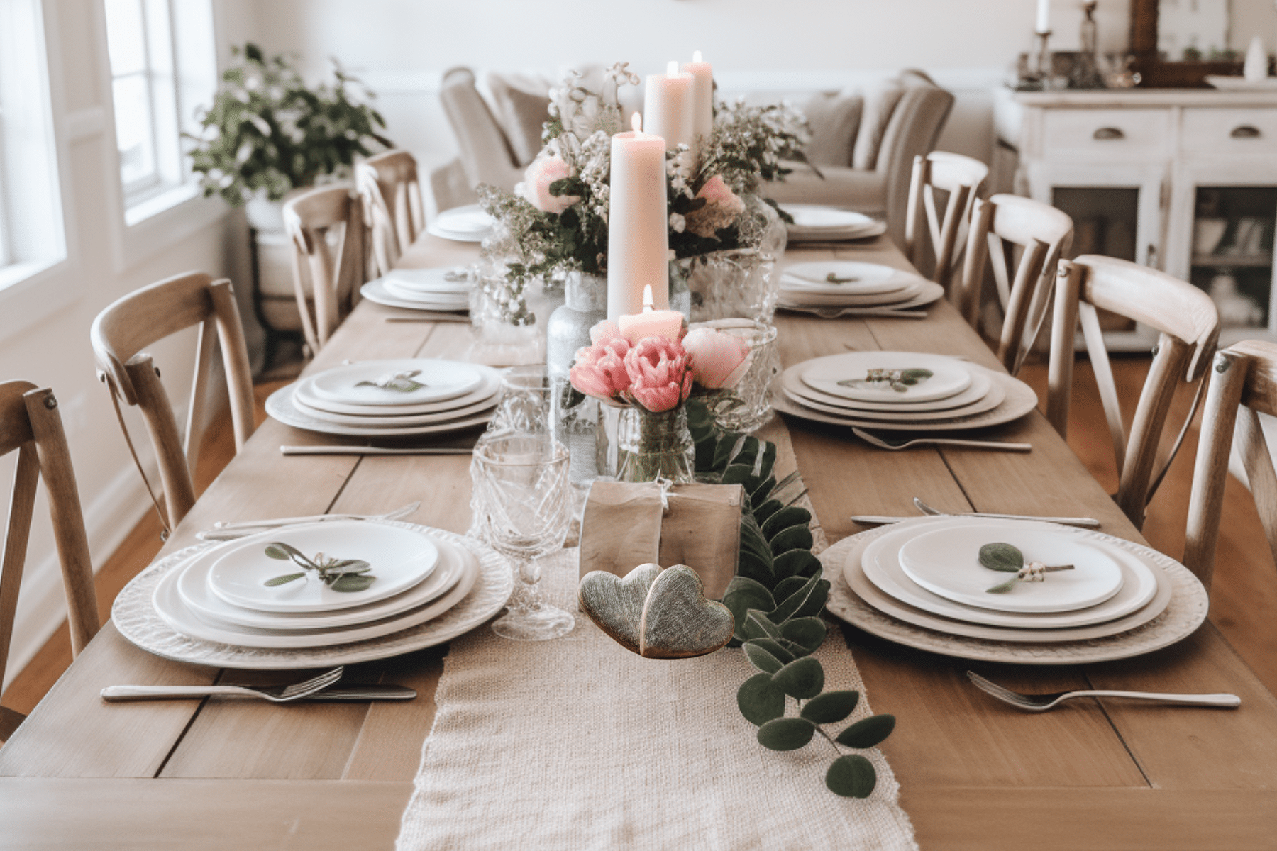 10 Easy Rustic Farmhouse Valentine's Day Decor Ideas - Basic Home DIY