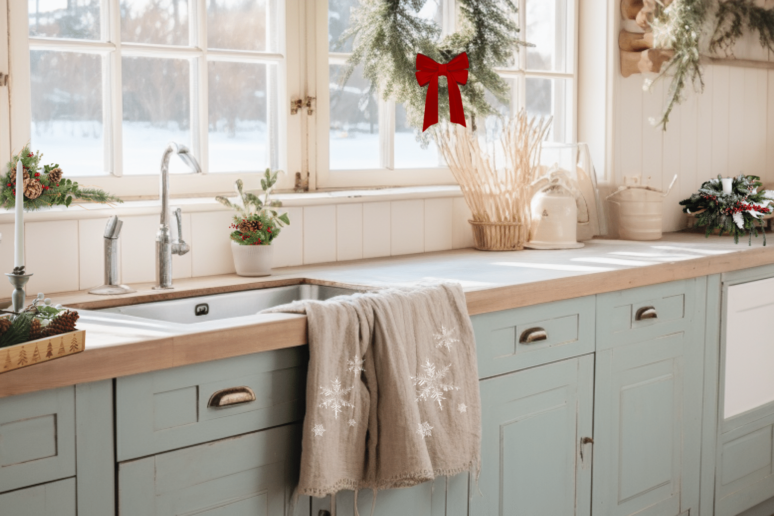10 Easy Winter Kitchen Decor Ideas for a Cozy Home on a Budget - Basic ...
