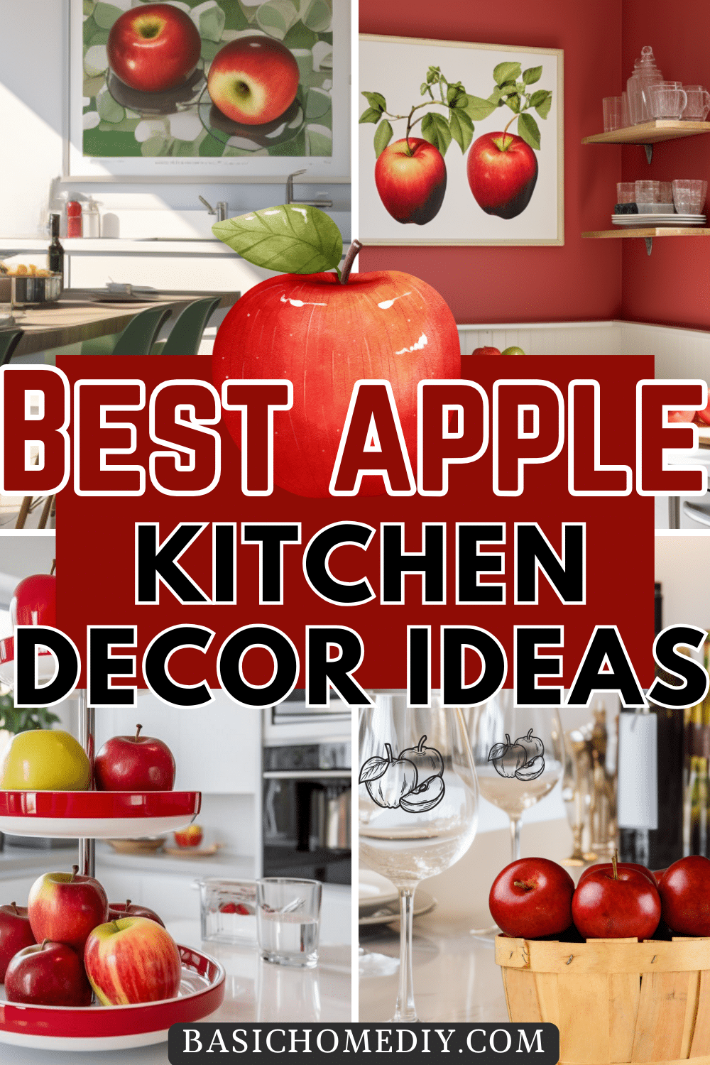 20 Apple Kitchen Decor Ideas That Blend Style and Functionality - Basic ...