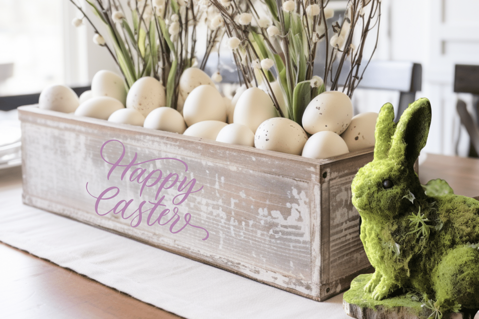 15 Easy Rustic Farmhouse Easter Decor Ideas for Your Home - Basic Home DIY