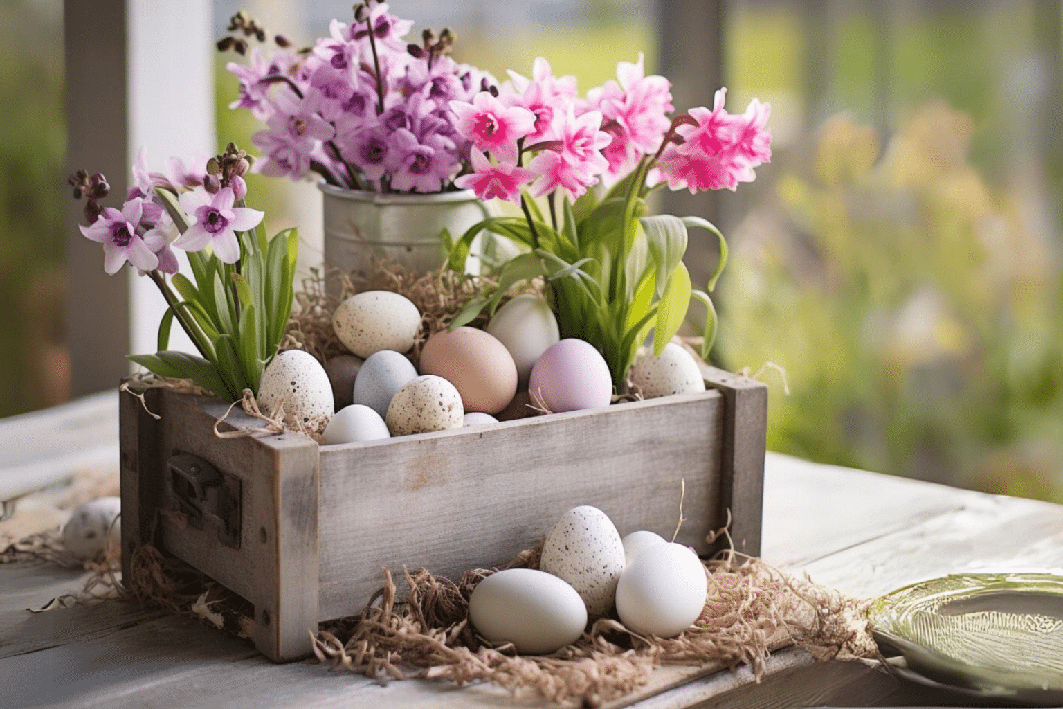 15 Easy Rustic Farmhouse Easter Decor Ideas for Your Home - Basic Home DIY