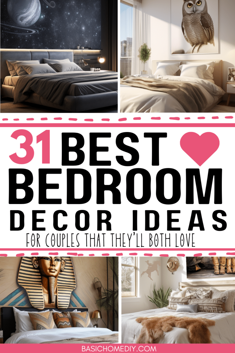 31 Cozy and Chic Bedroom Decor Ideas for Couples - Basic Home DIY