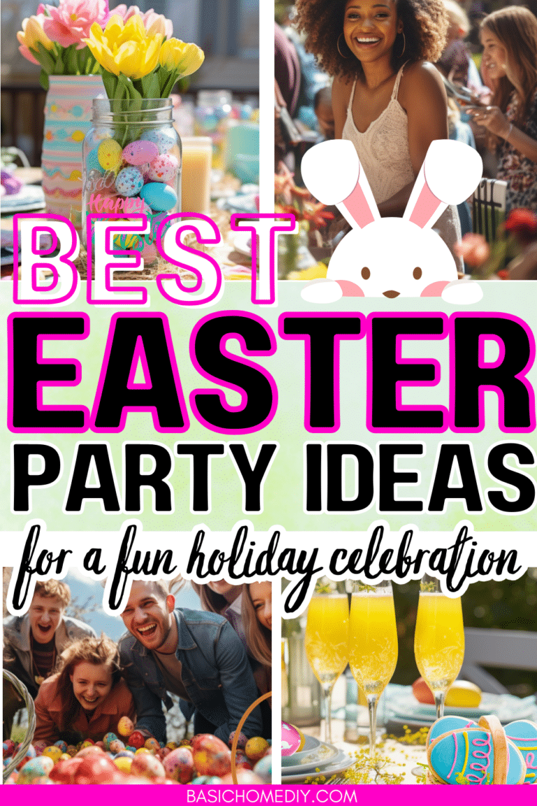 Easy Easter Party Ideas for a Fun Holiday Celebration - Basic Home DIY