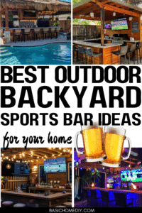 11 Ultimate Outdoor Backyard Sports Bar Ideas for Your Home - Basic ...