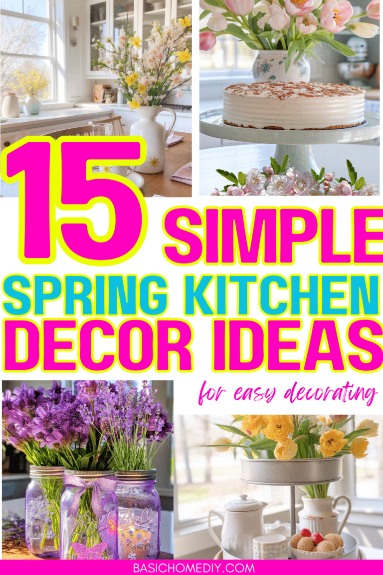 15 Top Spring Kitchen Decor Ideas You'll Love This Season - Basic Home DIY