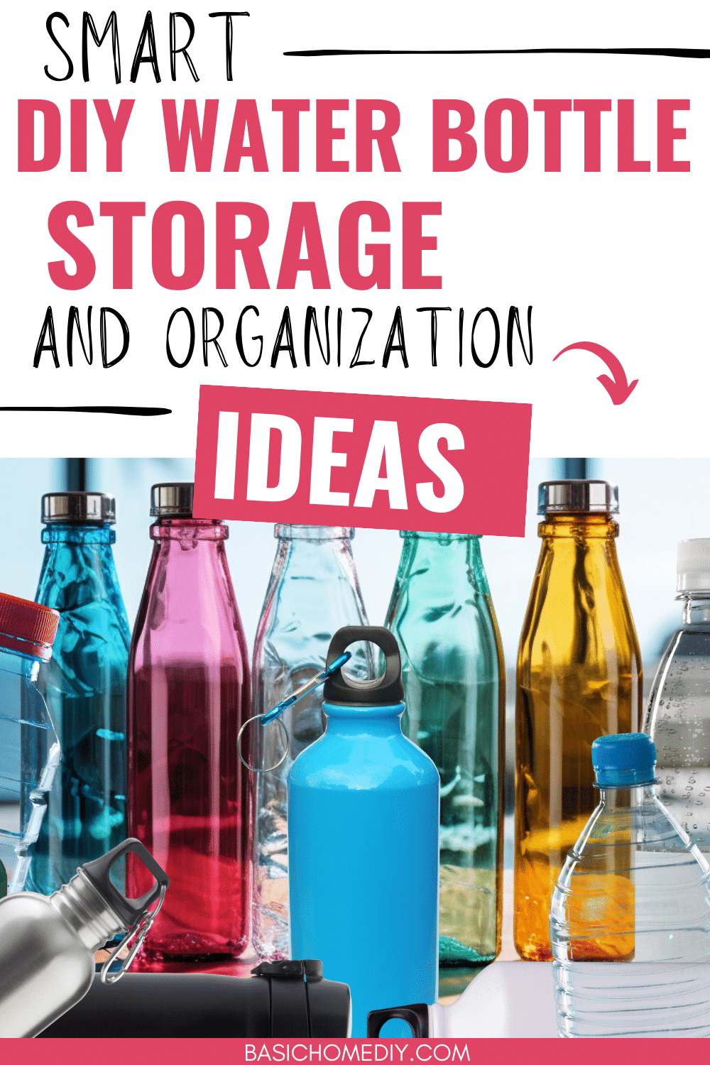 Smart DIY Water Bottle Storage and Organization Ideas