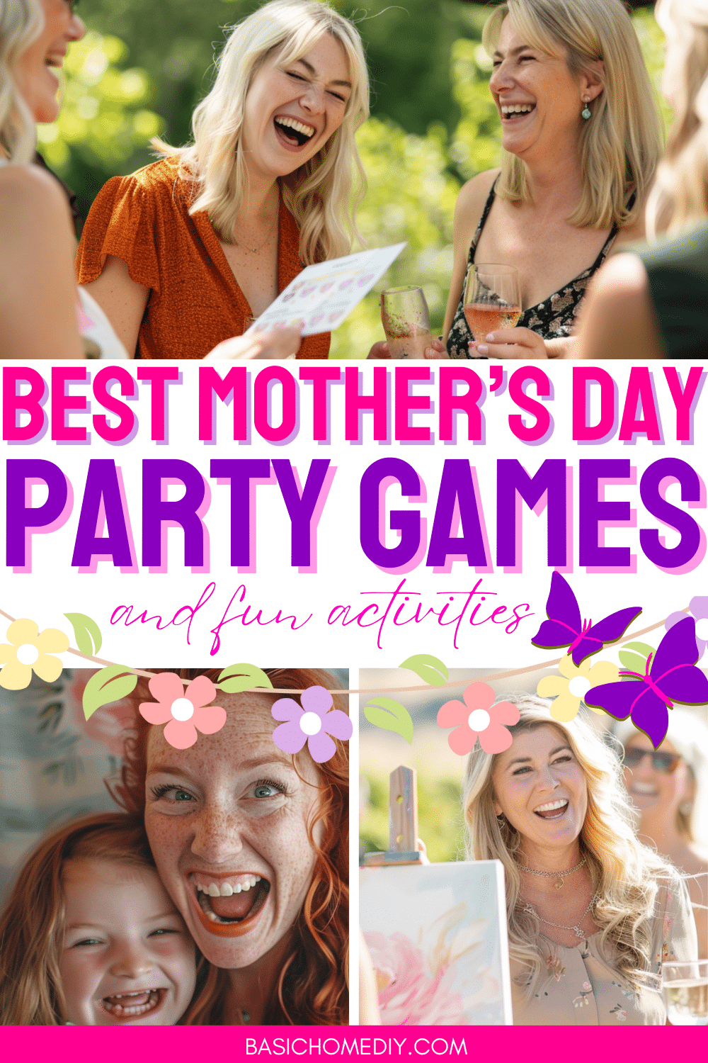 Fun Mother’s Day Party Games for Kids, Adults, and Grandparents - Basic ...