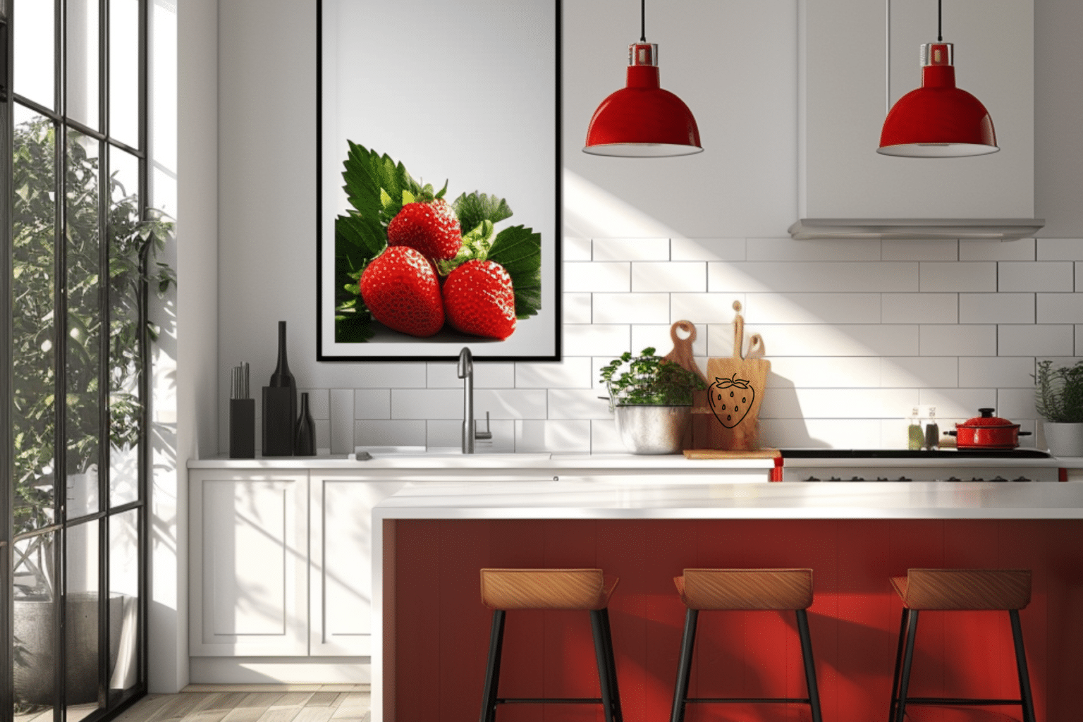 20 Simple Strawberry Kitchen Decor Ideas for a Fresh Look - Basic Home DIY