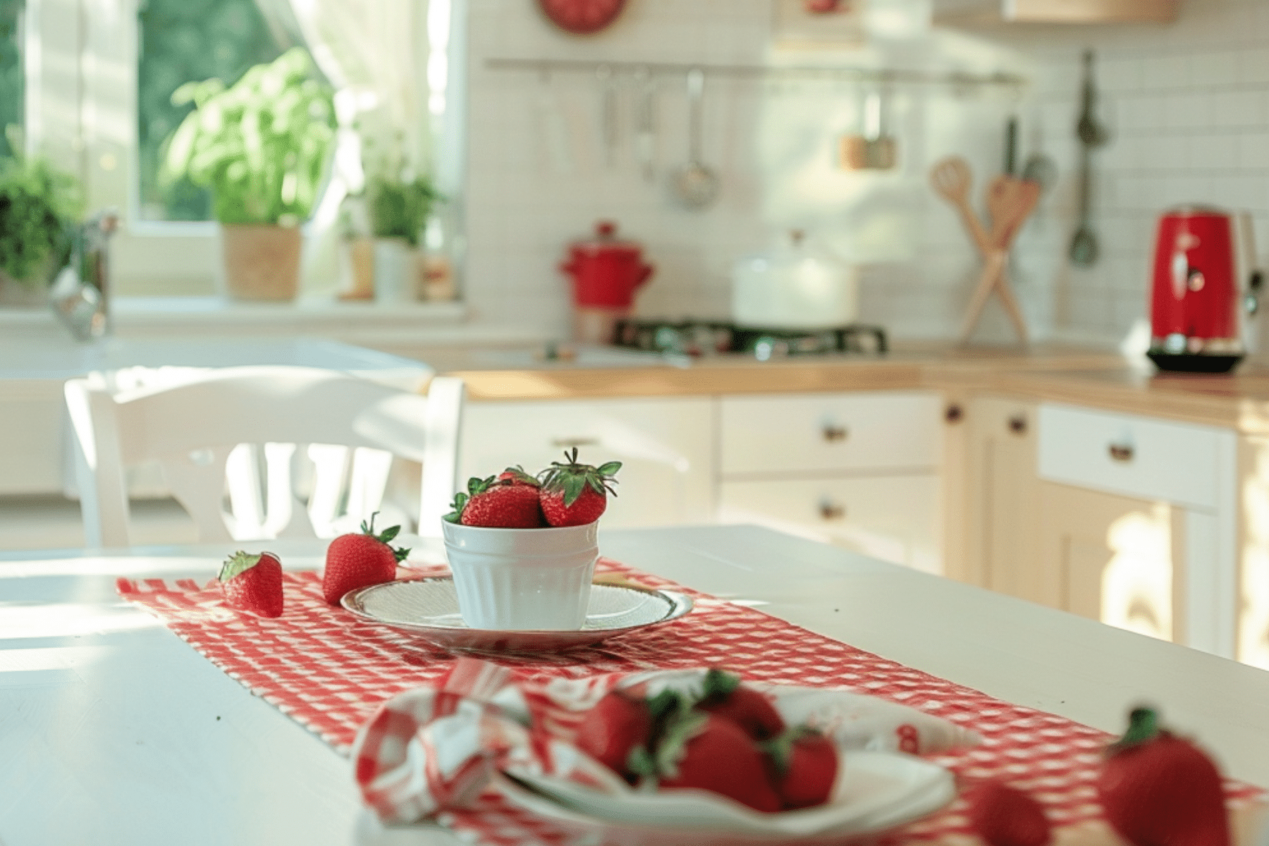 20 Simple Strawberry Kitchen Decor Ideas for a Fresh Look - Basic Home DIY