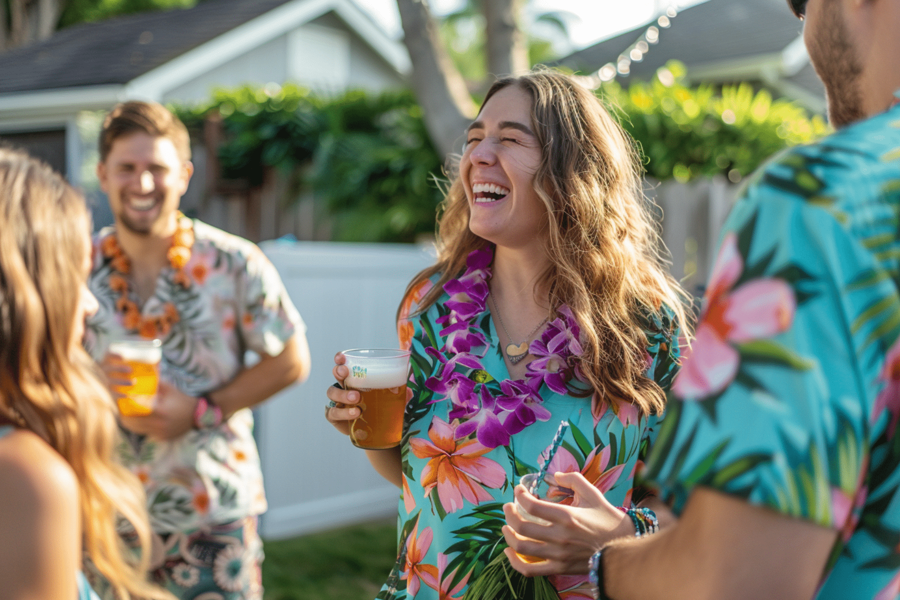 Easy Hawaiian Luau Party Ideas and Decorations - Basic Home DIY
