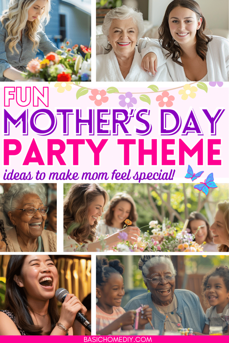 Charming Mother's Day Party Theme Ideas for Moms - Basic Home DIY