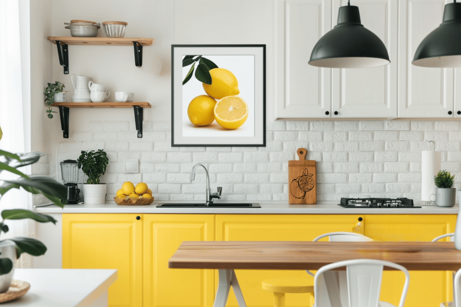 21 Cheerful Lemon Kitchen Decor Ideas to Brighten Your Home - Basic ...