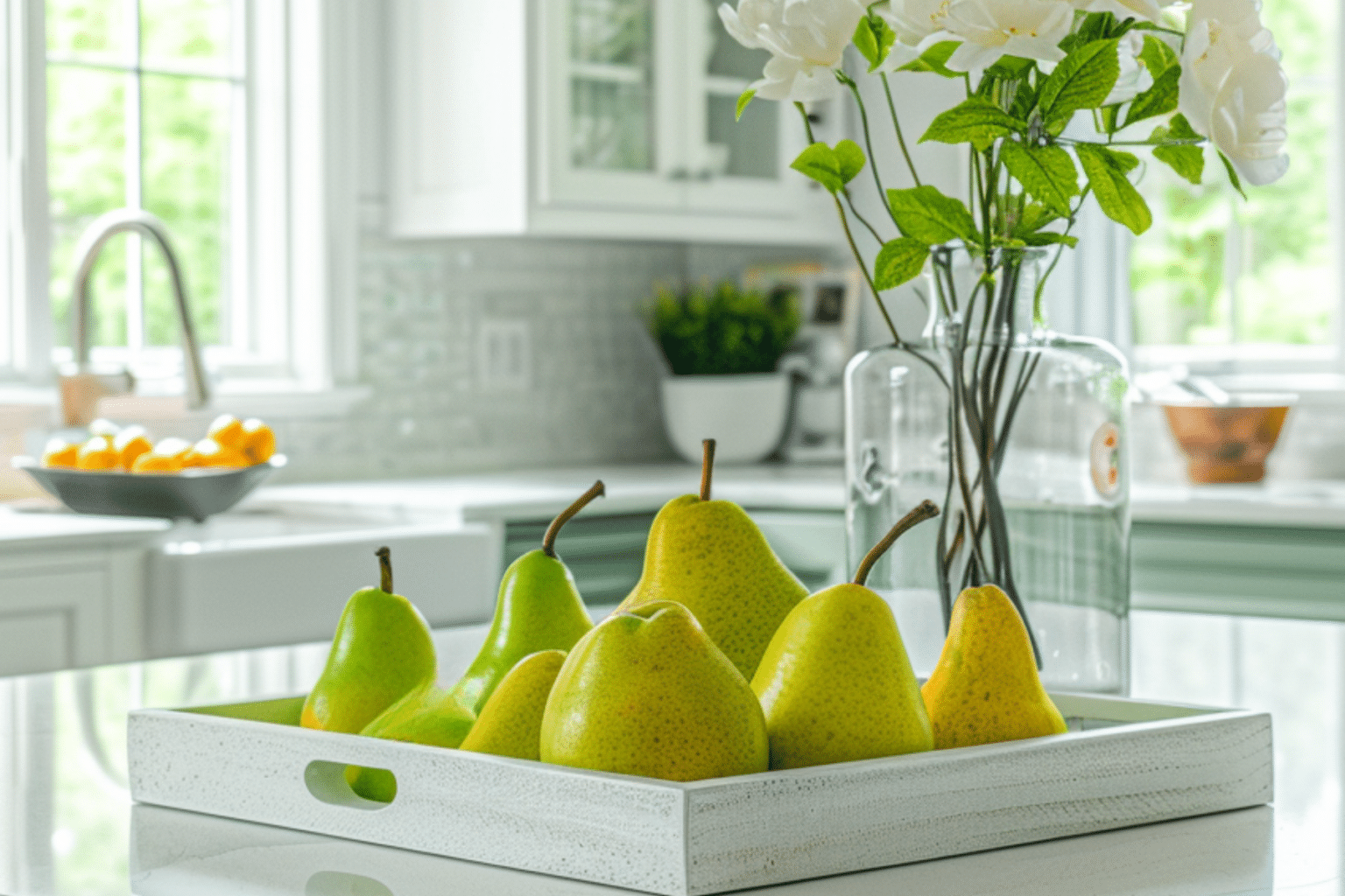 16 Gorgeous Pear Kitchen Decor Ideas That You'll Love - Basic Home DIY