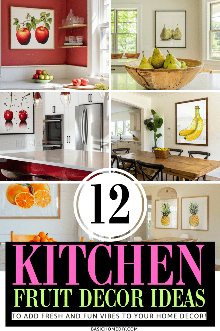 12 Simple Fruit Kitchen Decor Ideas for Your Home - Basic Home DIY