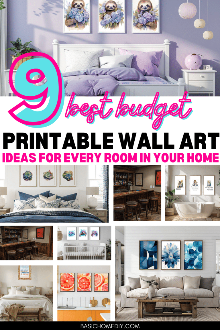 9 Budget Printable Wall Art Ideas for Every Room in Your Home - Basic ...