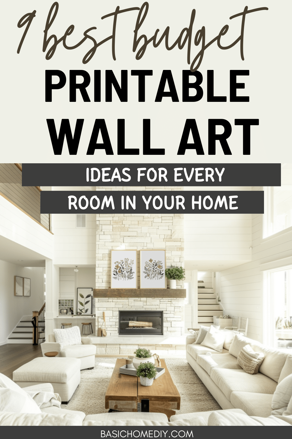 9 Budget Printable Wall Art Ideas for Every Room in Your Home - Basic ...