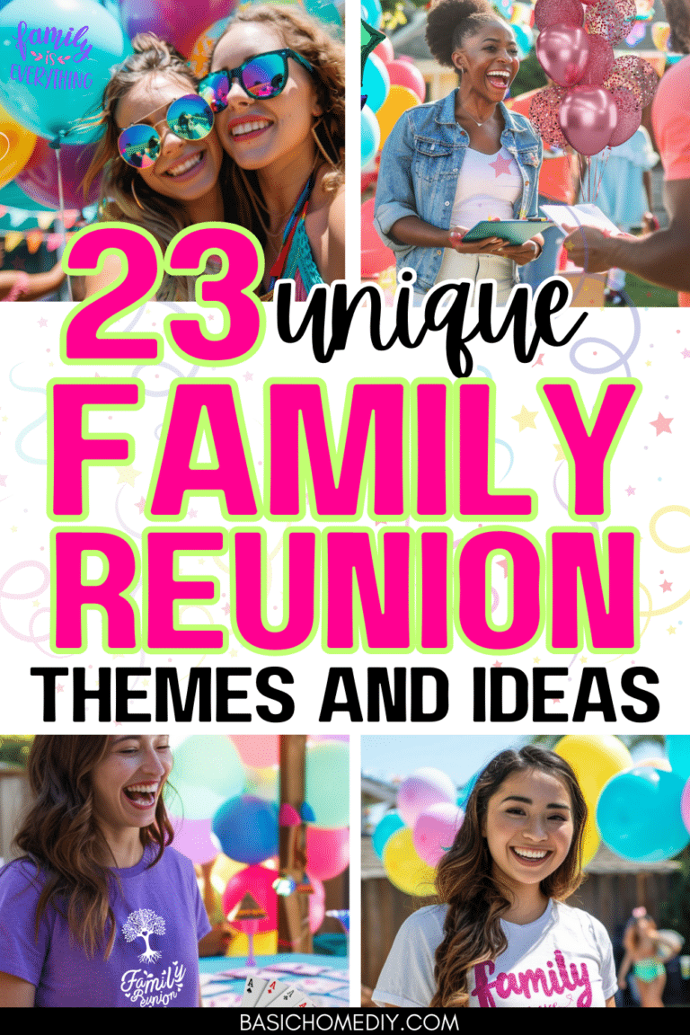 Unique Family Reunion Themes and Ideas for a Fun Party - Basic Home DIY