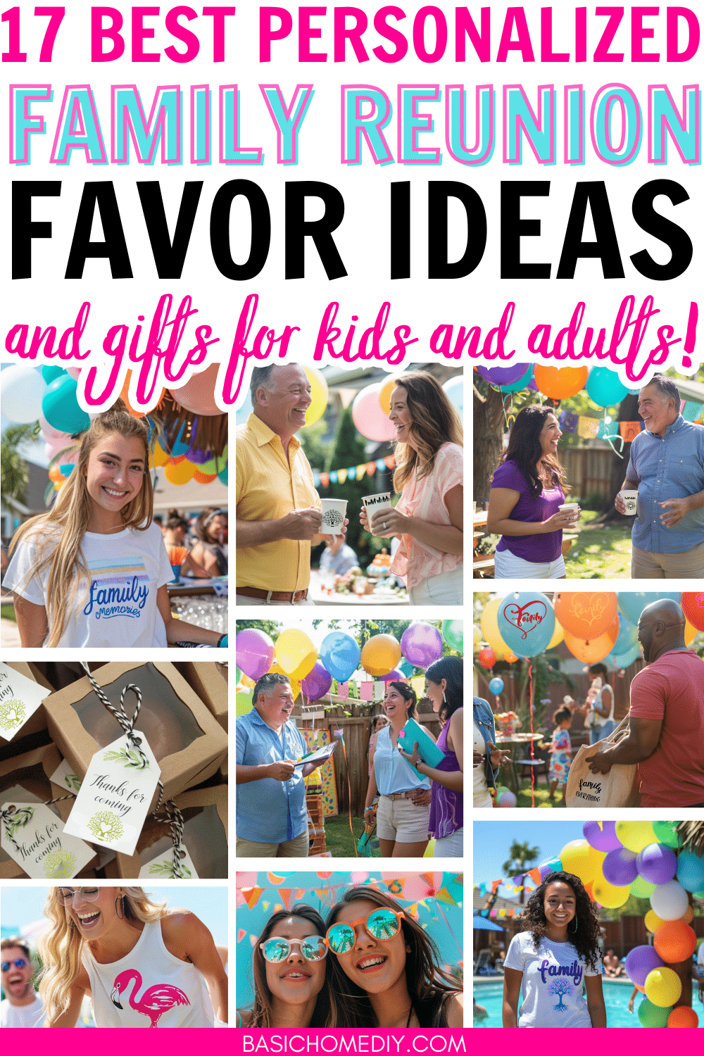 Unique Personalized Family Reunion Favor Ideas and Gifts (2025) - Basic ...