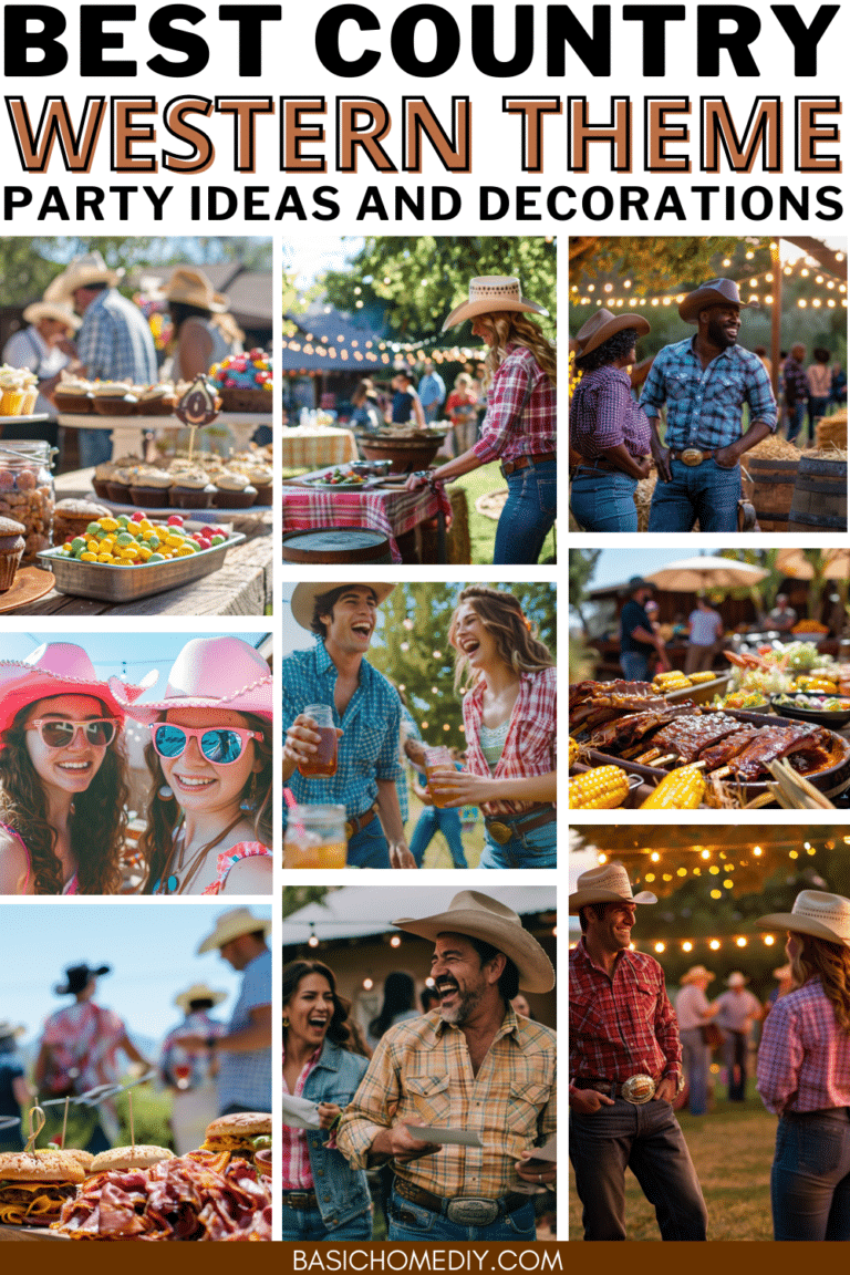 Best Country Western Theme Party Ideas and Decorations - Basic Home DIY