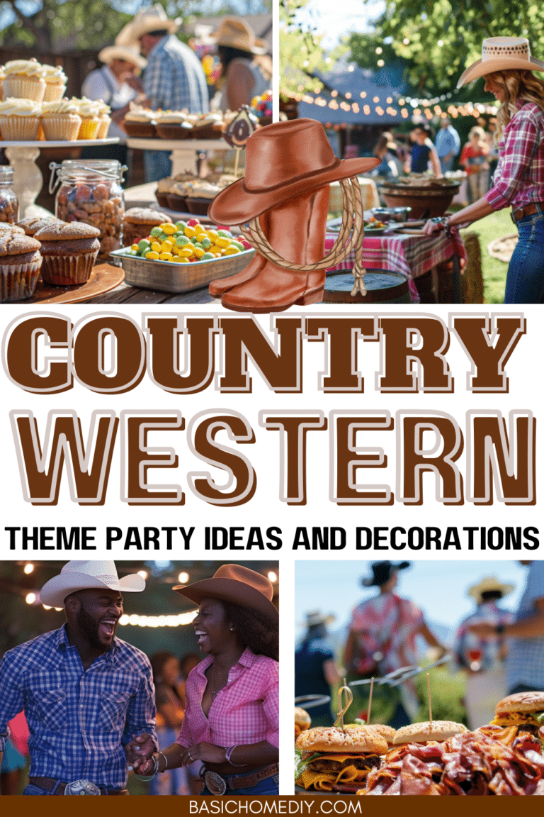 Best Country Western Theme Party Ideas and Decorations - Basic Home DIY