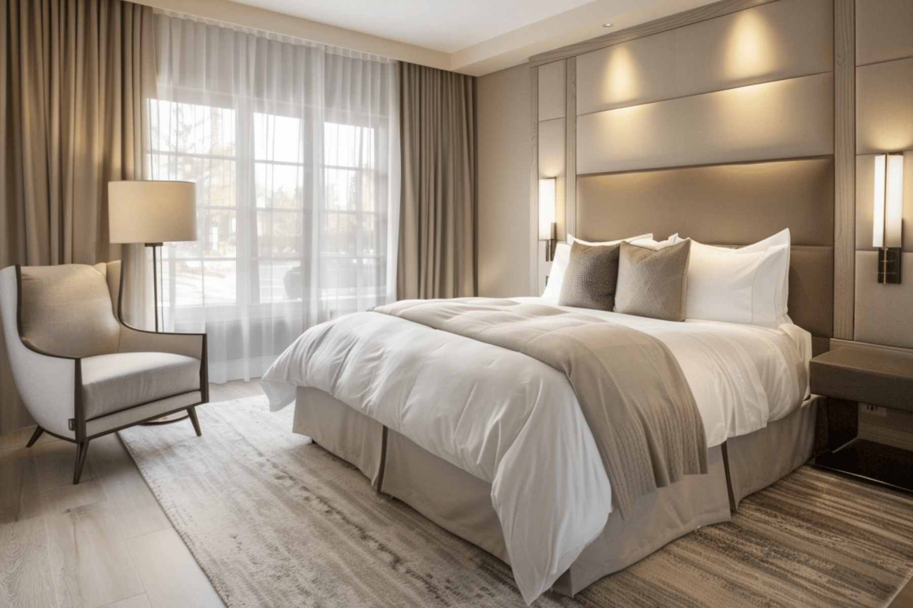 17 Best Ways to Create a Luxury Hotel Vibe Bedroom at Home - Basic Home DIY