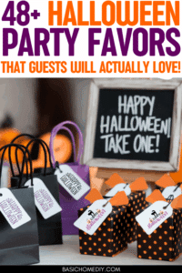 49 Easy Halloween Party Favor Ideas That Guests Will Actually Love - Basic Home DIY