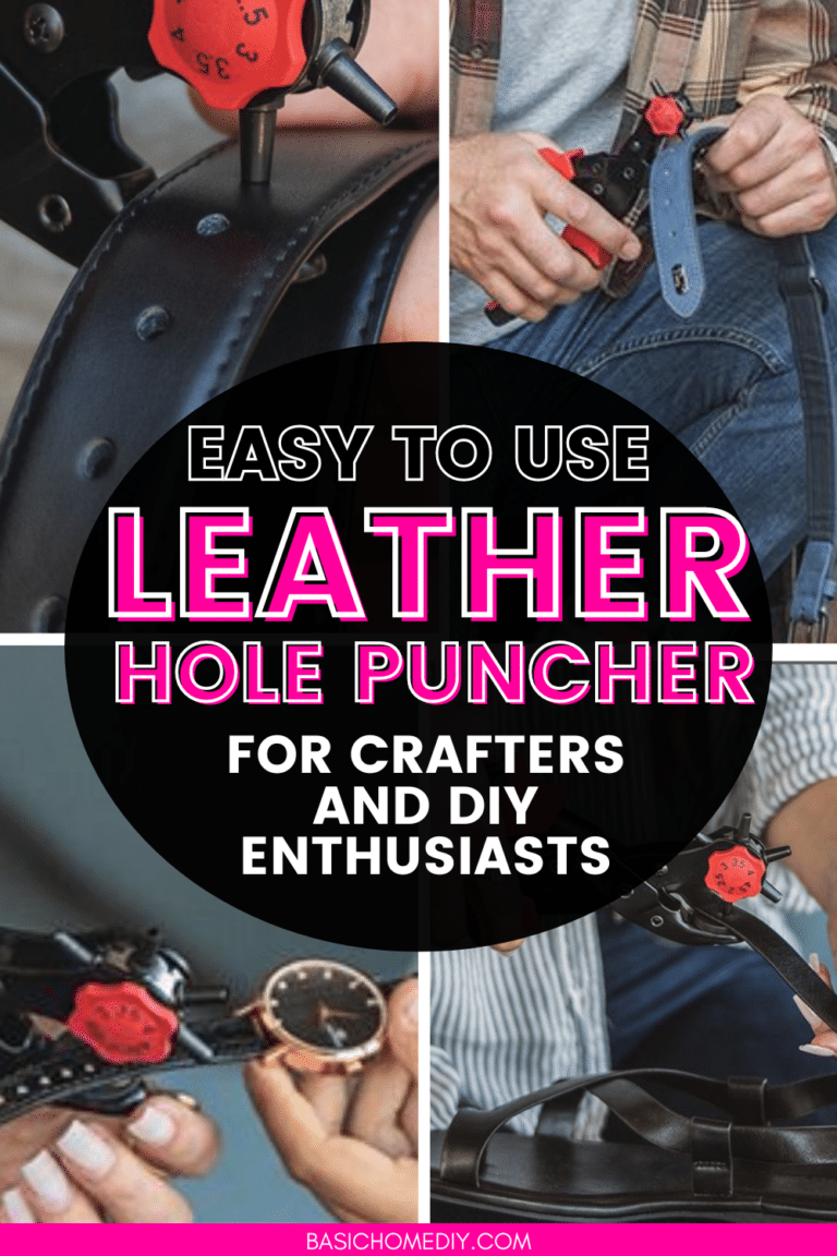 Easy Leather Hole Puncher for Crafters and DIY Enthusiasts - Basic Home DIY