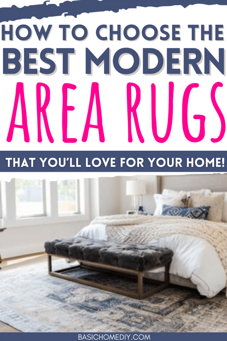 How to Choose the Best Modern Area Rugs for Your Home - Basic Home DIY