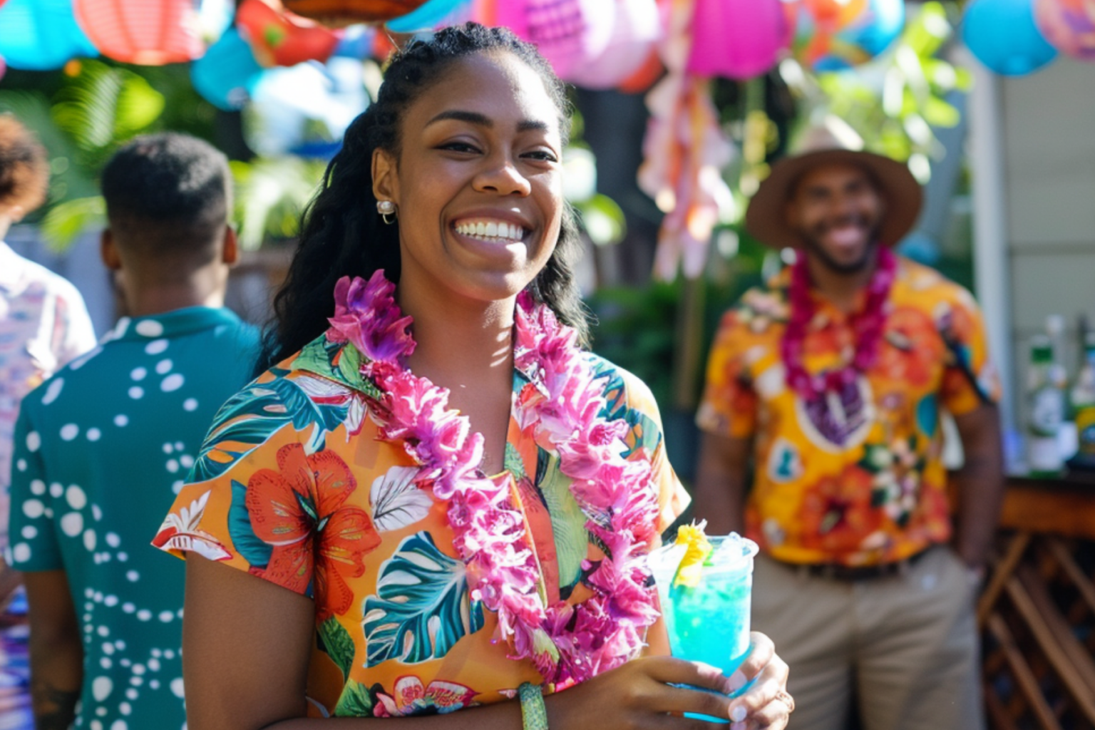 Easy Hawaiian Luau Party Ideas and Decorations - Basic Home DIY