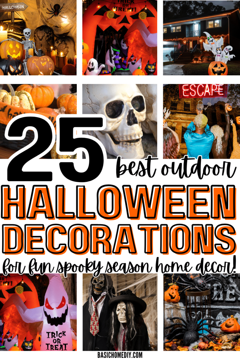 25 Best Spooky Season Outdoor Halloween Decorations - Basic Home DIY