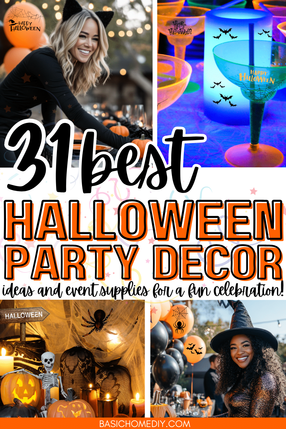 31 Best Halloween Party Decor Ideas and Event Supplies - Basic Home DIY