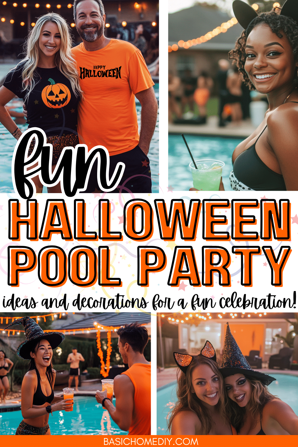 Easy Halloween Pool Party Ideas for Food, Decorations, and More - Basic ...