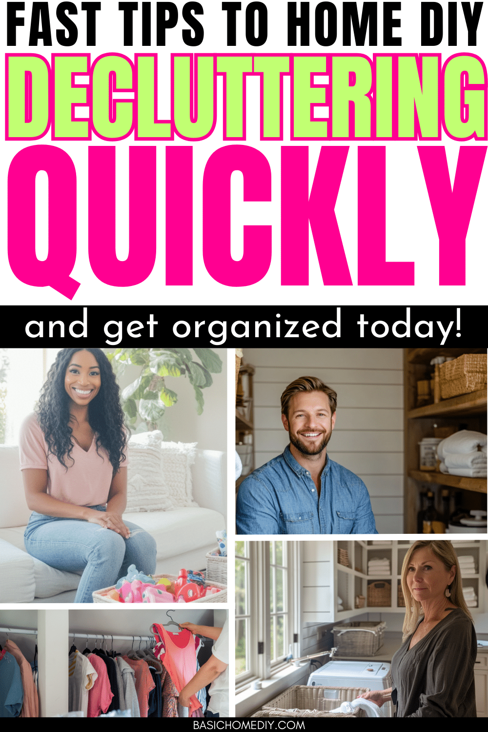 Fast Tips to Home DIY Decluttering Quickly and Get Organized