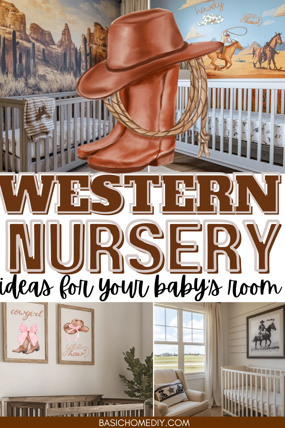 13 Adorable Cowboy Western Nursery Ideas for a Baby's Room - Basic Home DIY