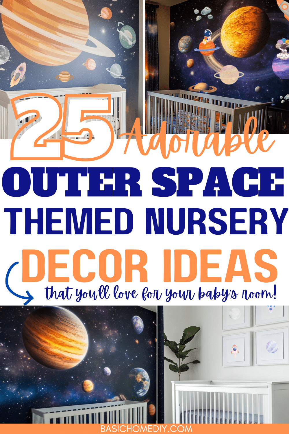25 Adorable Outer Space Themed Nursery Decor Ideas - Basic Home DIY
