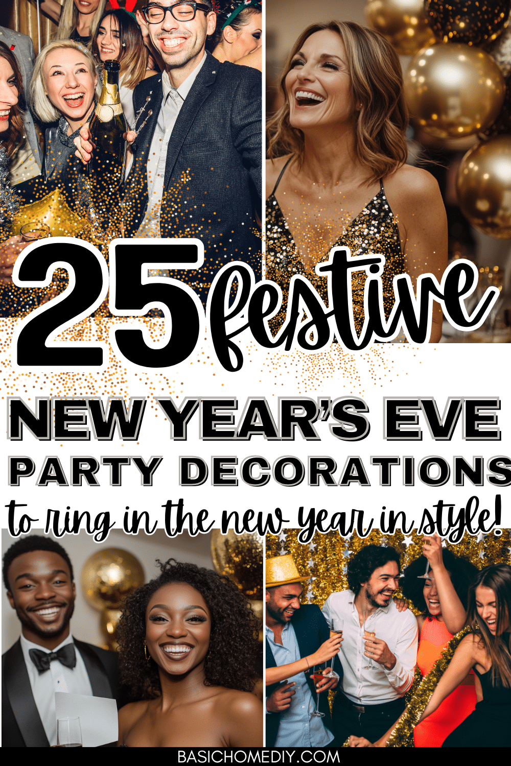 New Year's Eve Party Decorations to Ring in 2027 in Style - Basic Home DIY